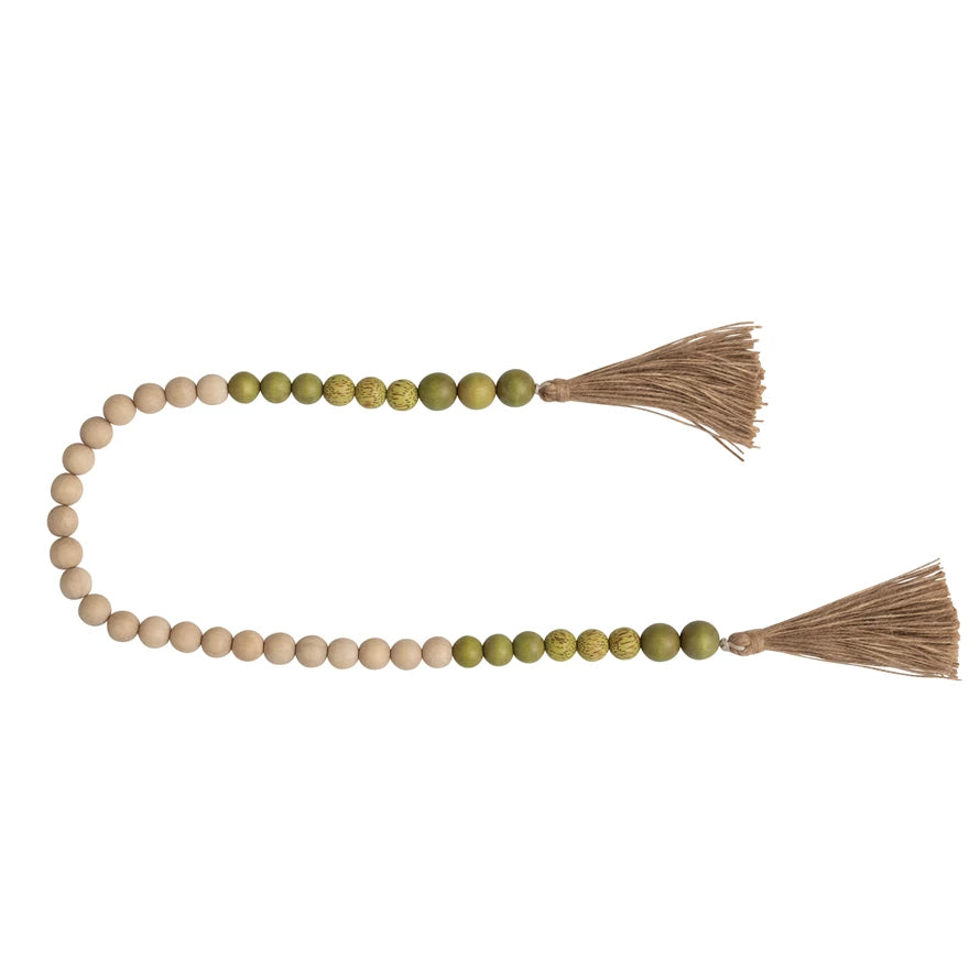 Wood and Coco Shell Bead Garland | Sandy Bums Boutique